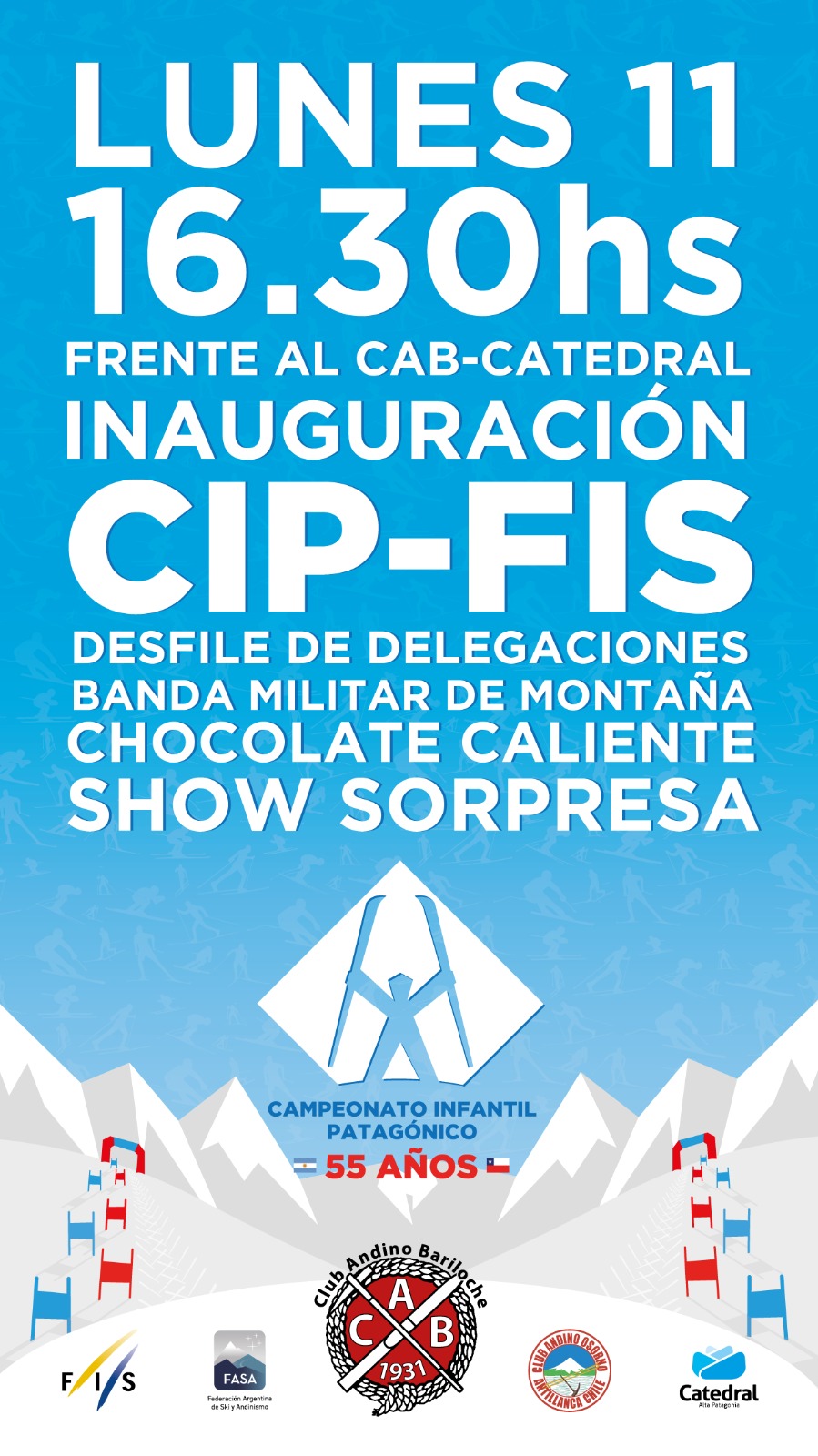 CIP – FIS 11 al 15 de septiembre – Club Andino Bariloche